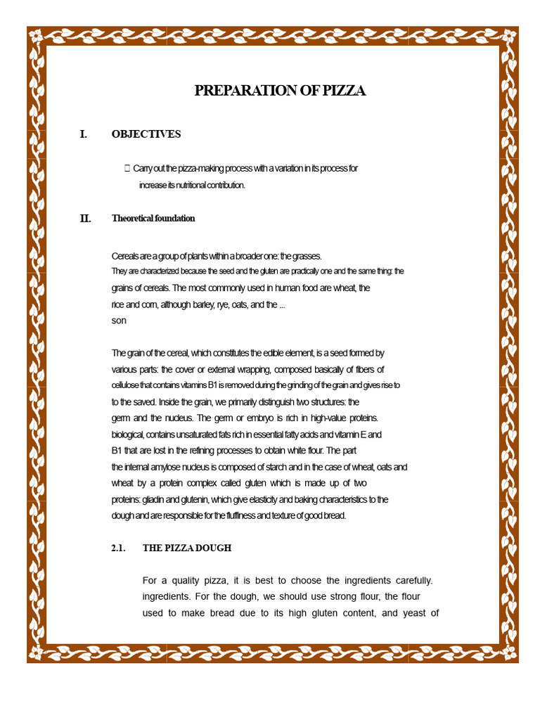 Homemade Pizza Preparation Guide | PDF | Pizza | Cereals