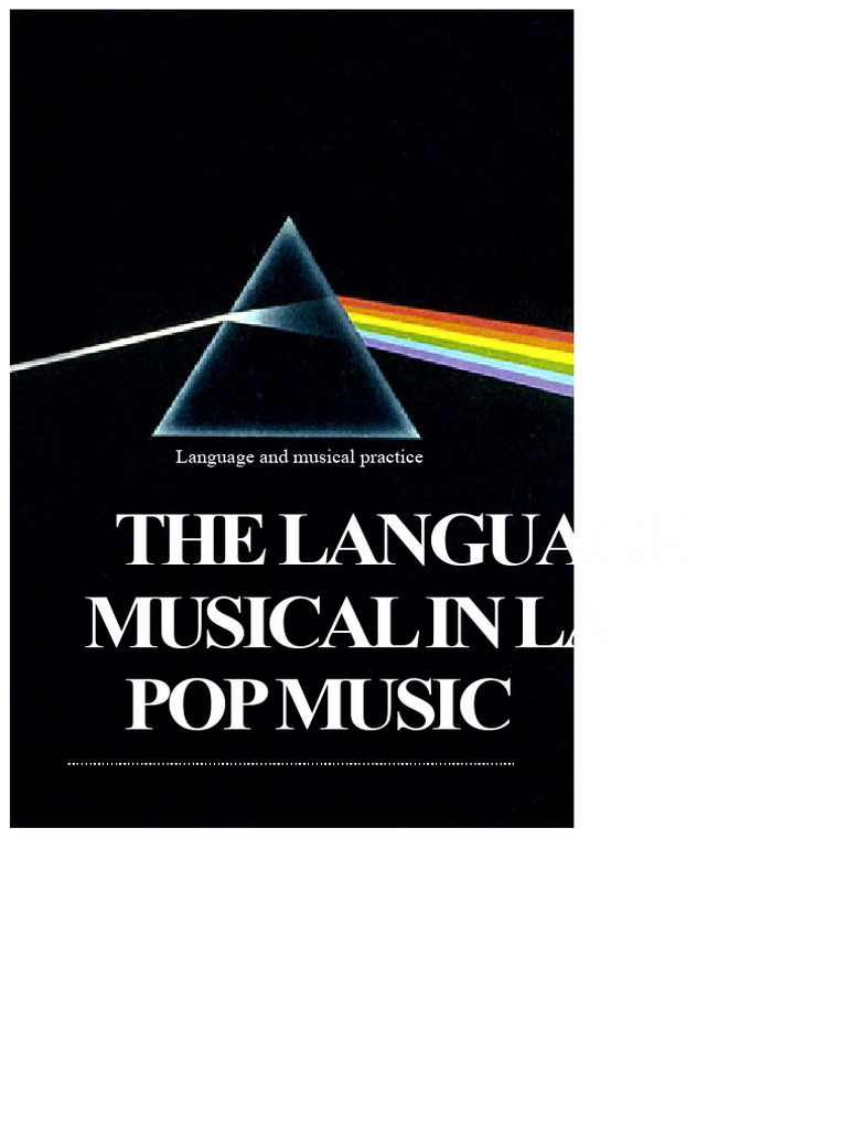 Musical Language in Pop Music | PDF | Song Structure | Songs