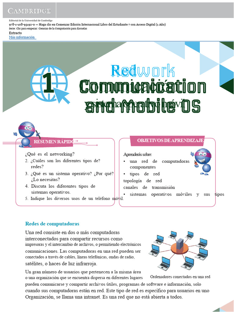 Libro de Texto de ICT de Séptimo Año Cambridge | PDF | Red de ...