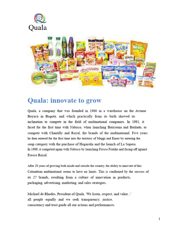 Quala Case Adapted by Freddy Garcia 2020 | PDF | Brand | Colombia