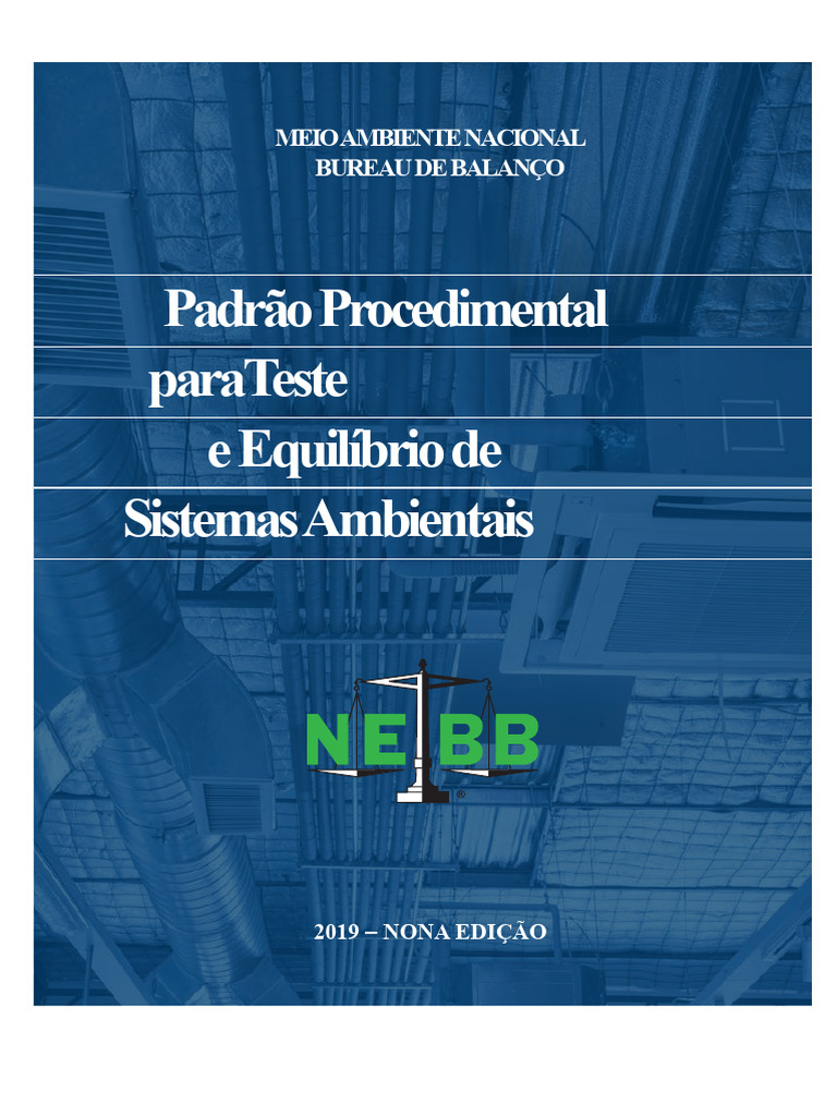 2019 NEBB - Nona Edição - TAB Procedimento Padrão Comissionamento | PDF ...