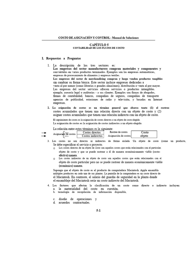 Contabilidad de Costos: Asignación y Control | PDF | Contabilidad de ...