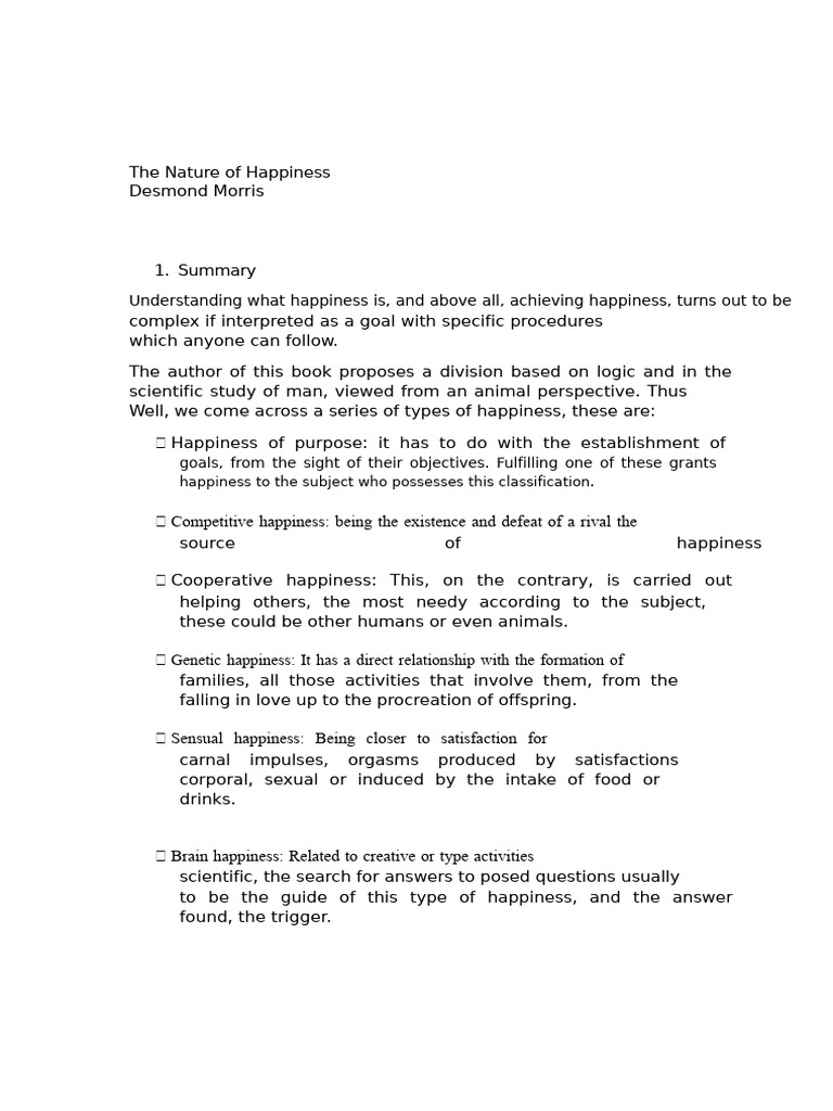Types of Happiness Explained | PDF | Happiness | Behavioural Sciences