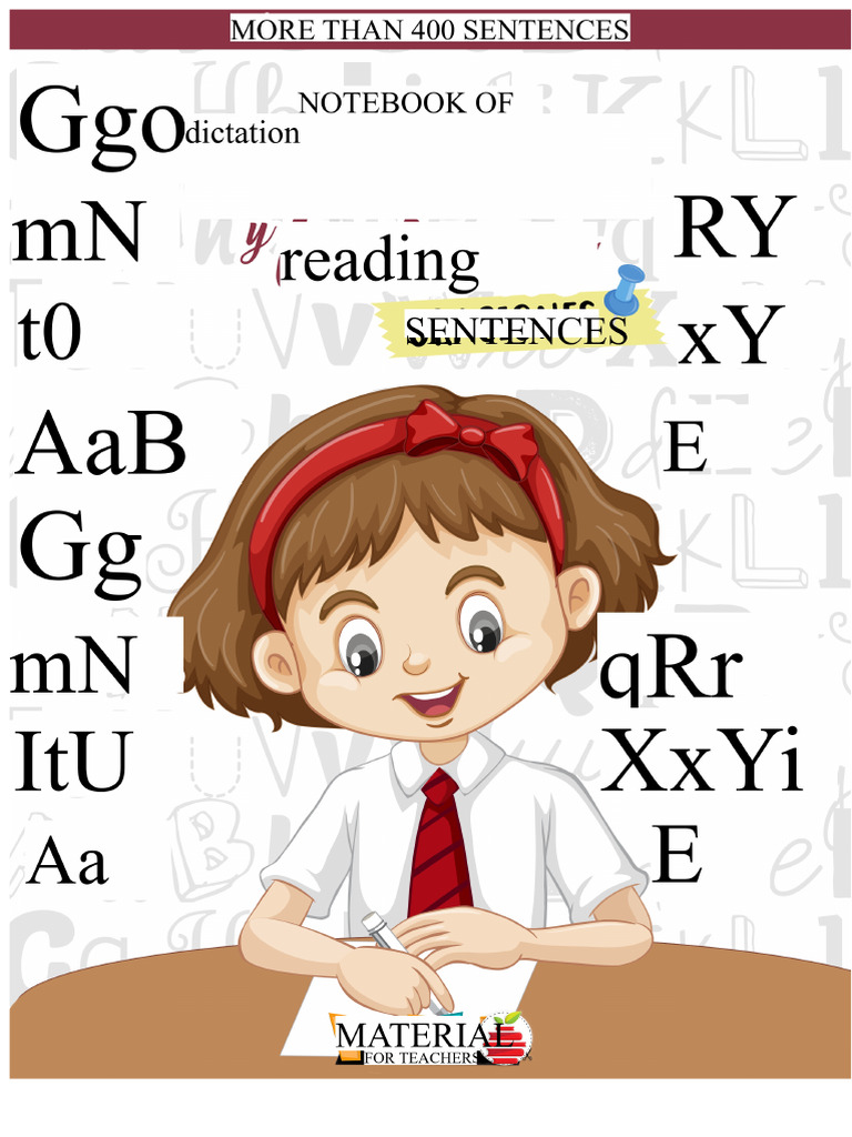 Notebook of Dictation and Sentence Reading | PDF