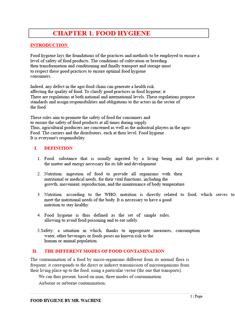 Essential Food Hygiene Practices | PDF | Food Safety | Salmonella