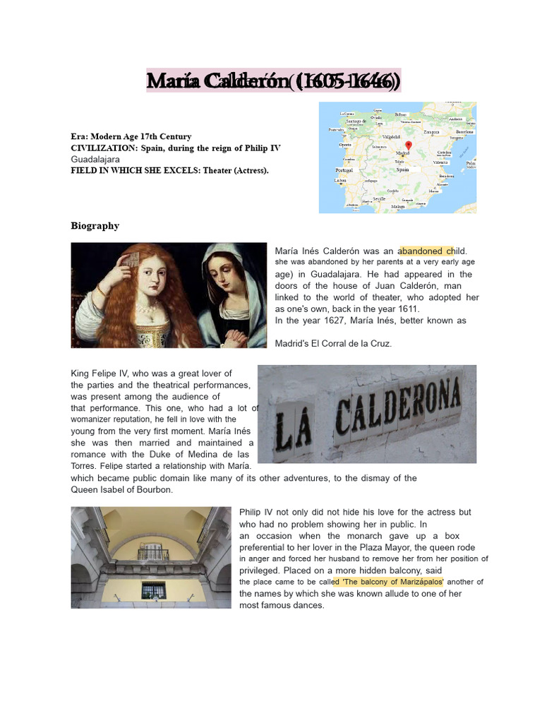 Maria Calderón | PDF | Spain