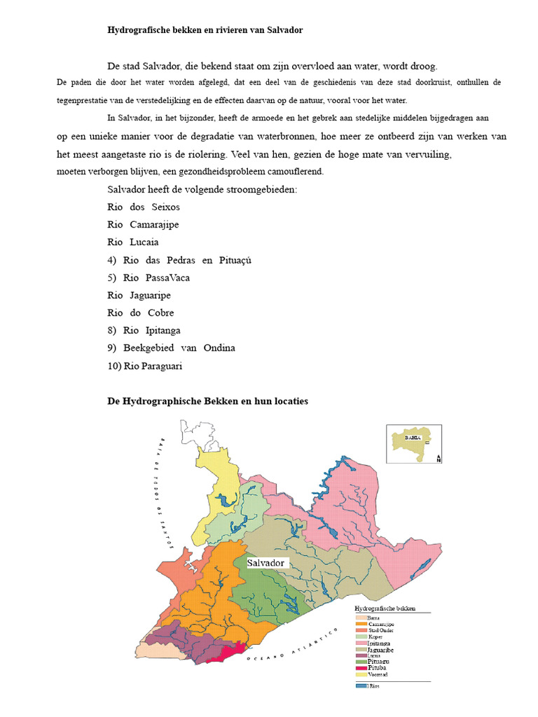 Hydrologische Bekken Van Salvador | PDF