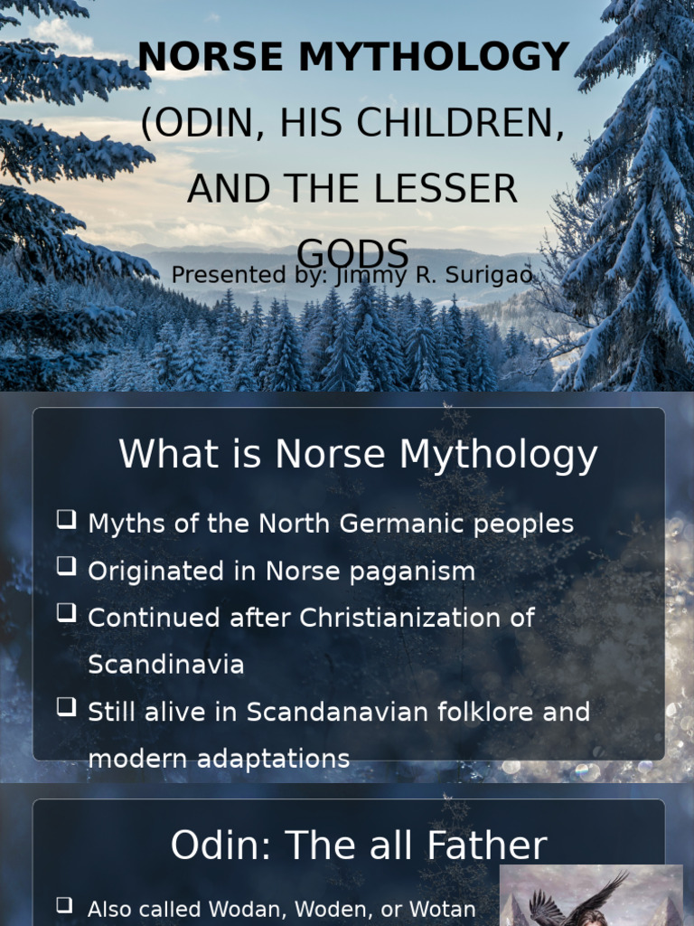 Norse Mythology: Odin and His Gods | PDF | Odin | Norse Mythology