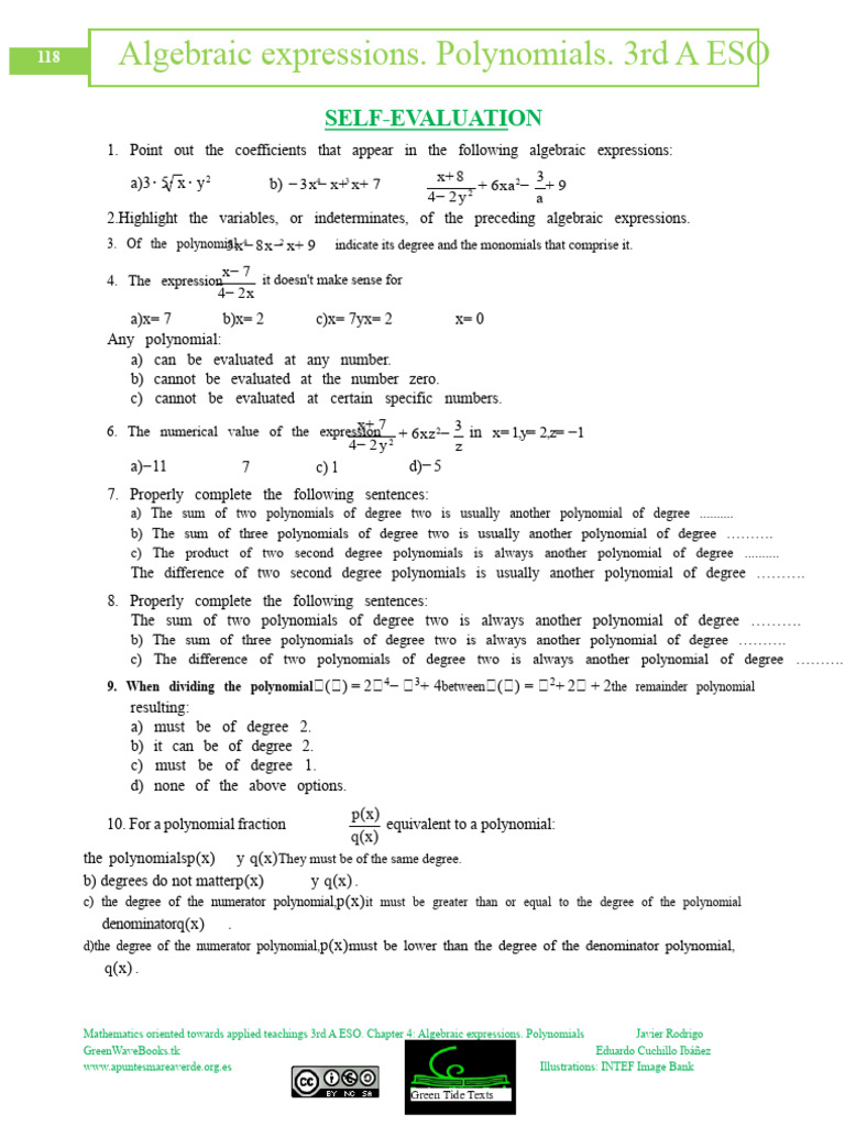 Polynomial Evaluation | PDF | Polynomial | Abstract Algebra
