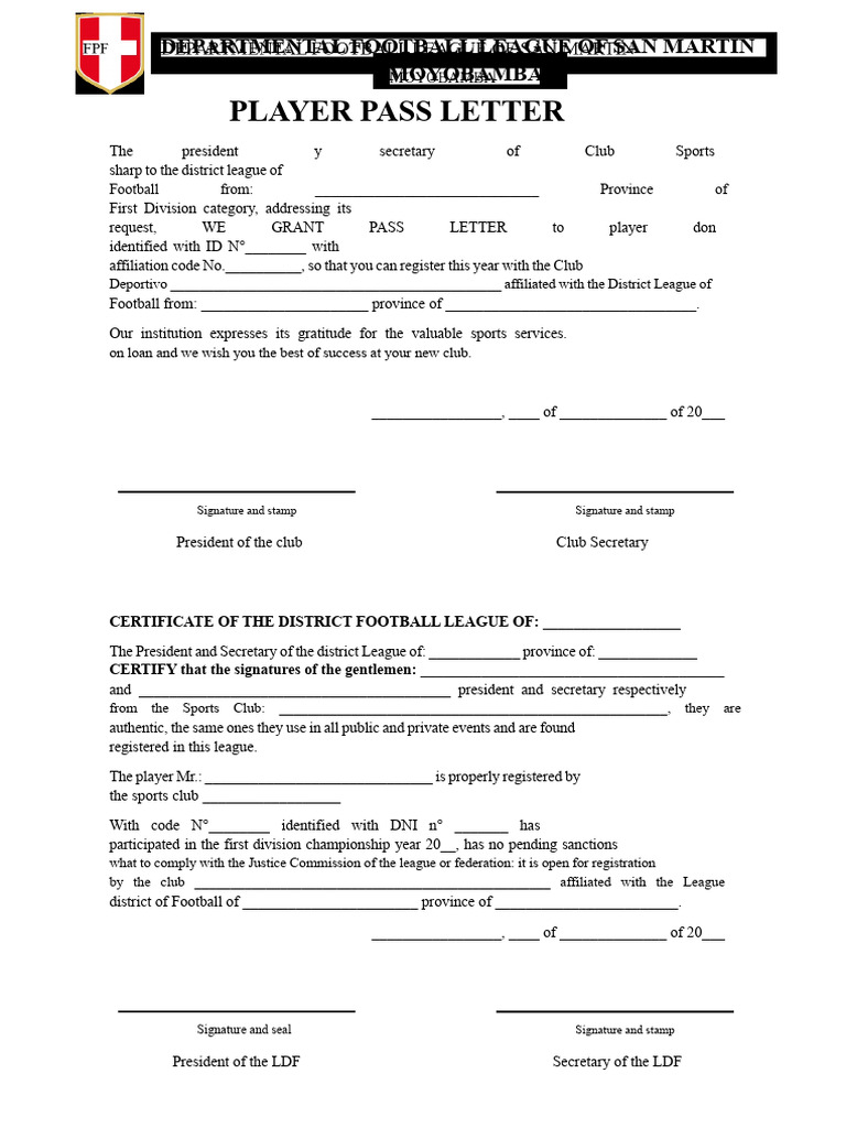 New Pass Letter Model | PDF | Authentication | Access Control