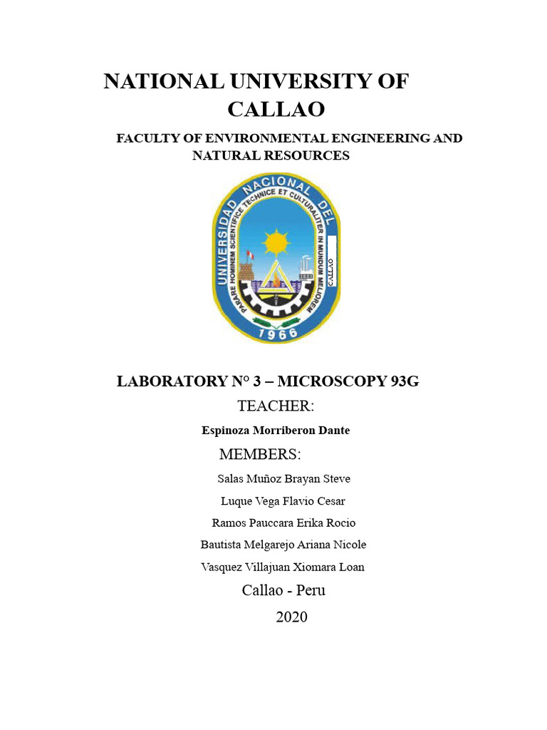 Report 3 Biology Lab - Micros | PDF | Microscope | Electron Microscope