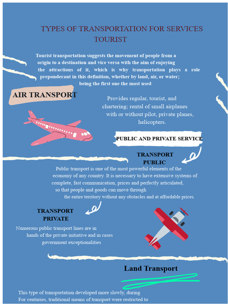 Types of Transportation For Tourism Services | PDF