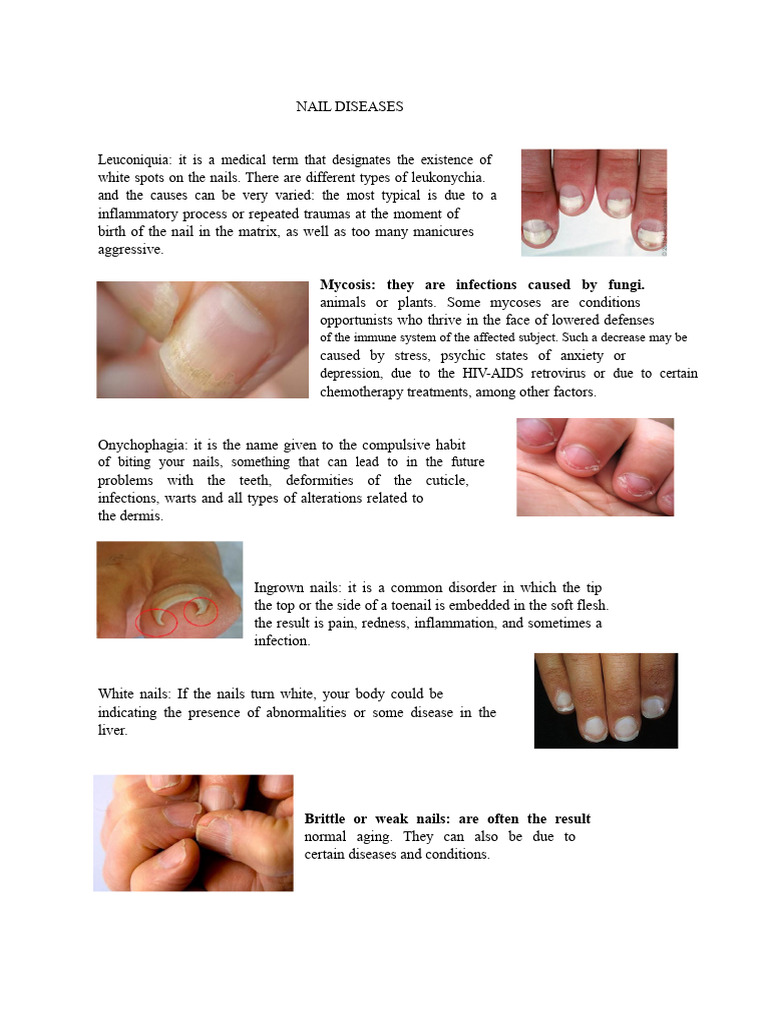 Common Nail Diseases Explained | PDF