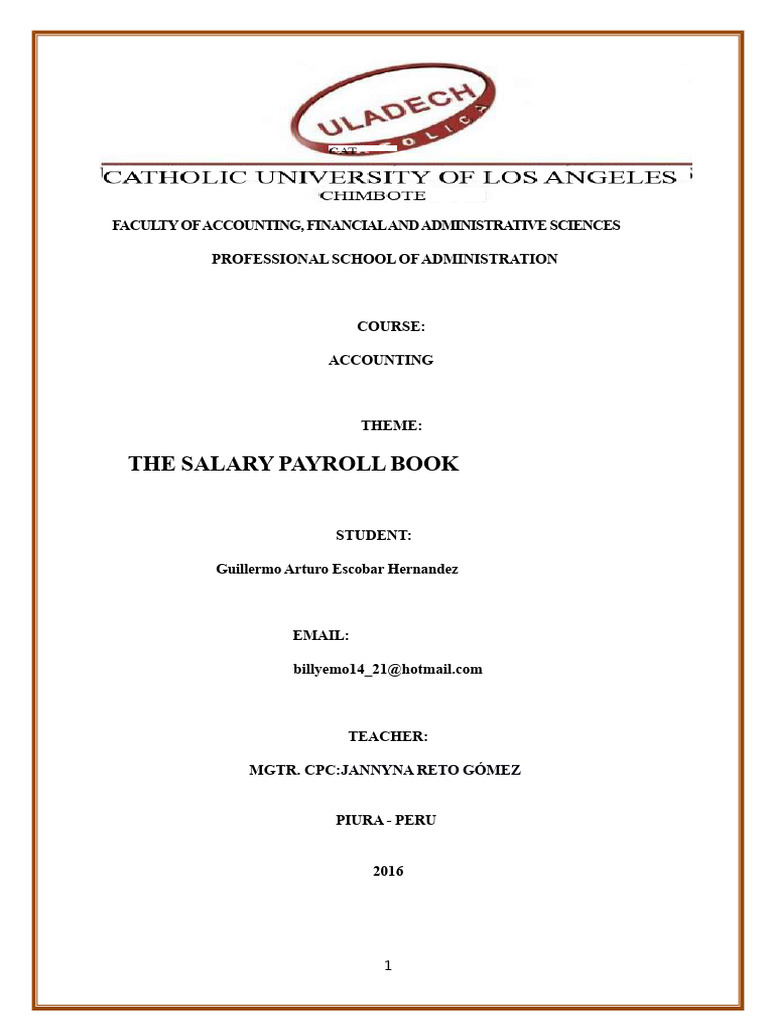 The Payroll Book | PDF | Employment | Payroll