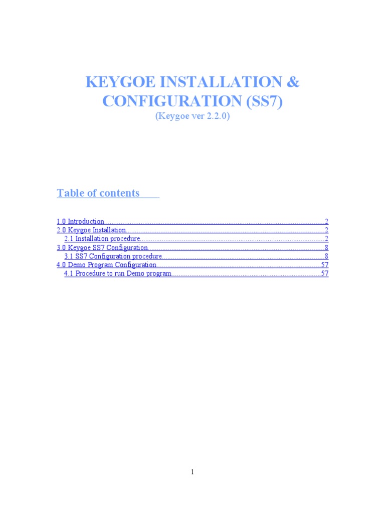 Keygoe SS7 | PDF | Computer Engineering | Software