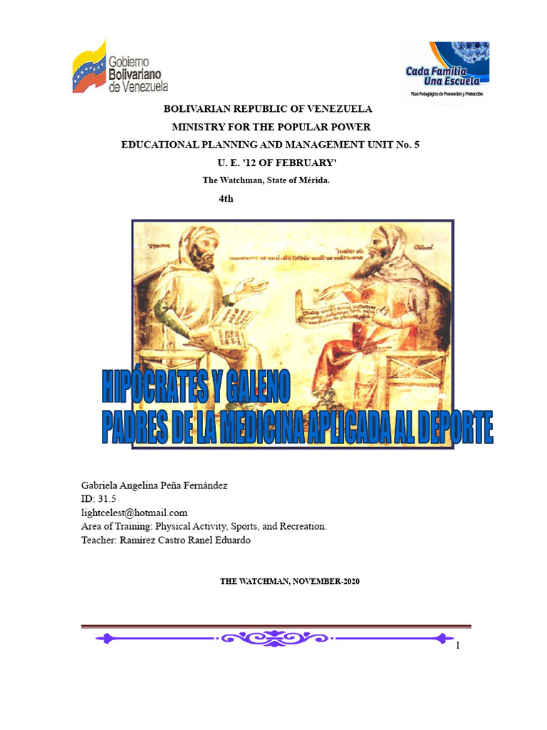 Hippocrates and Galen | PDF