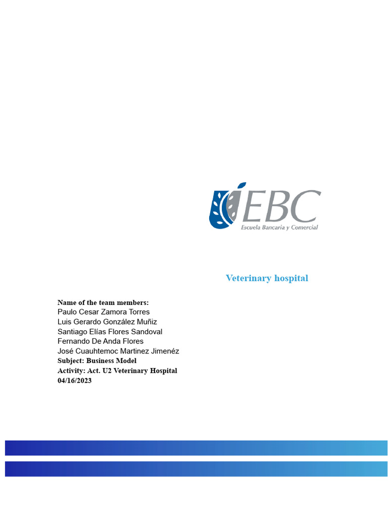 Veterinary Business Model | PDF | Pet | Veterinary Medicine