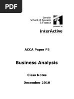 ACCA PM Exam Cheat Sheet | PDF | Performance Indicator | Return On ...