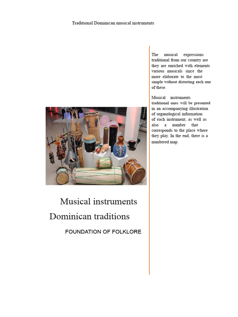 Dominican Instruments | PDF | String Instruments | Accordion