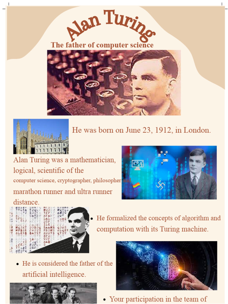 Alan Turing Infographics | PDF