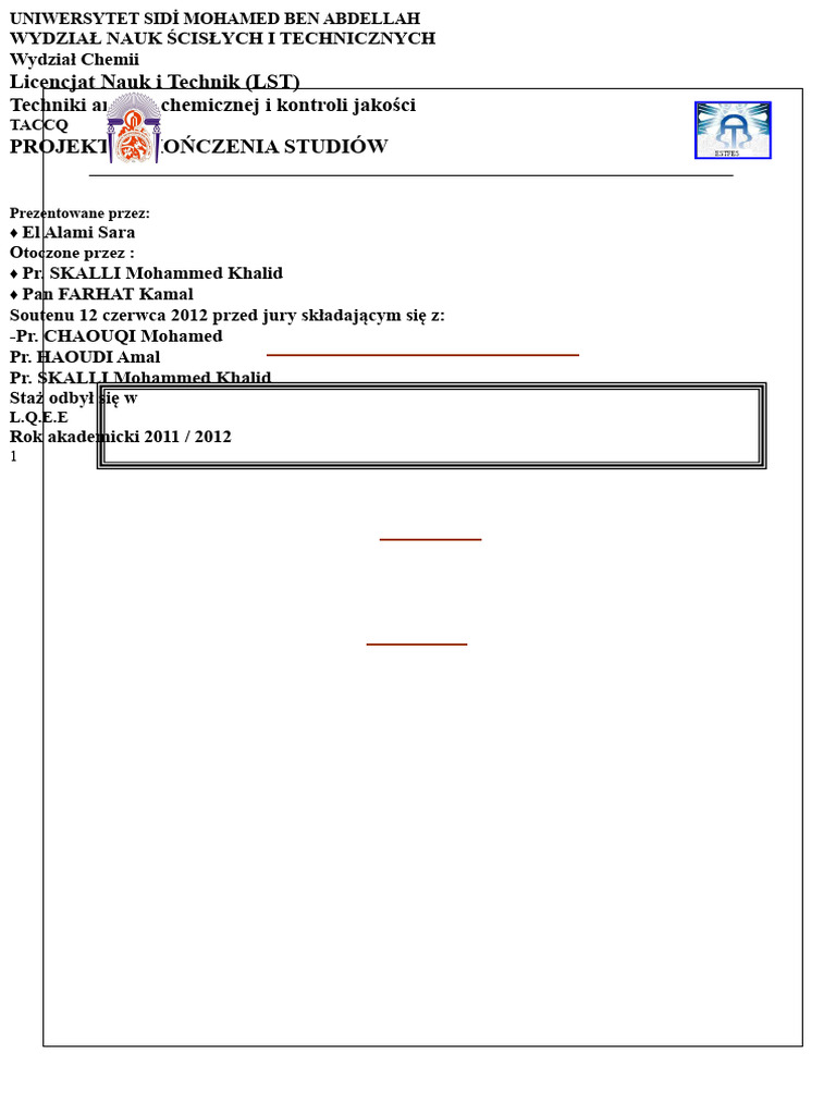 Walidacja Metody DO | PDF