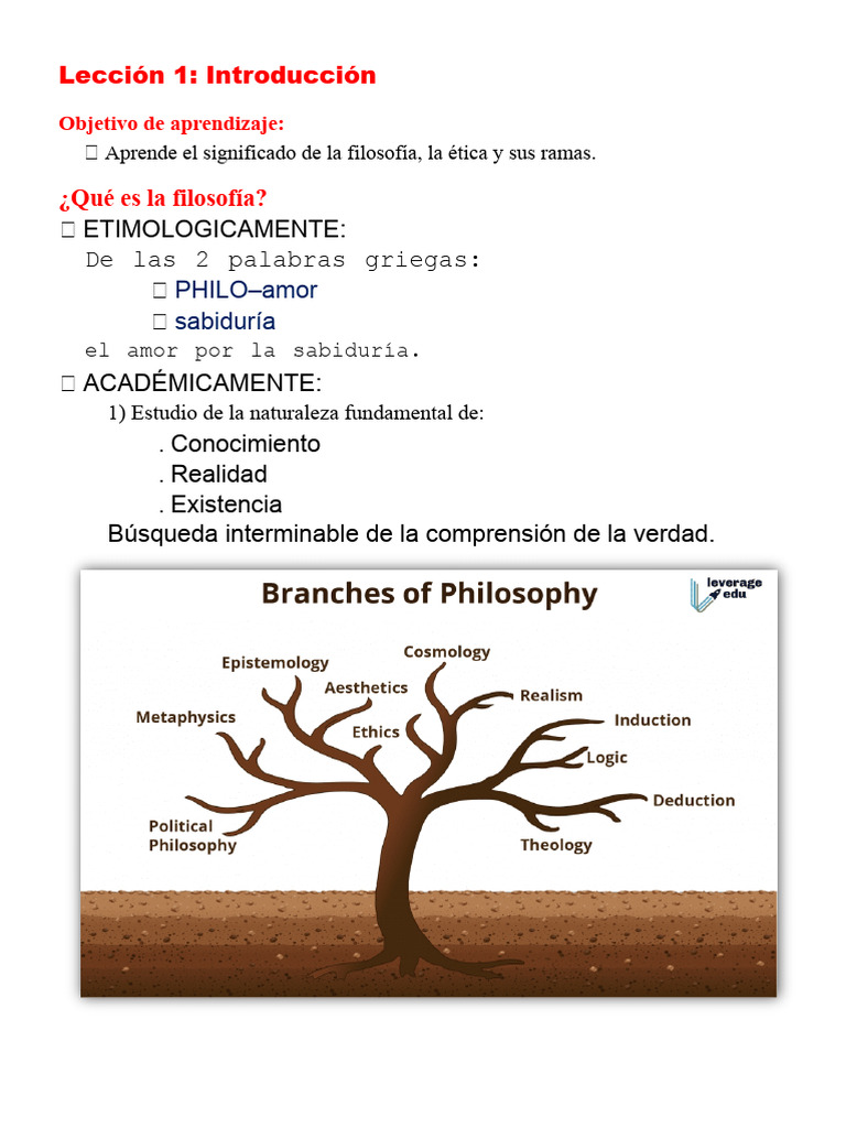 Cobertura Preliminar Lección 1-3 | PDF | Moralidad | Educación en artes ...