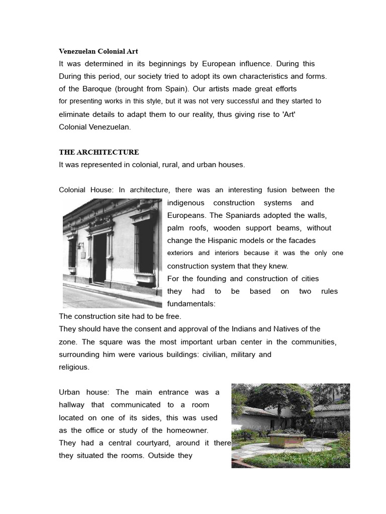 Venezuelan Colonial Art | PDF | Baroque | Venezuela