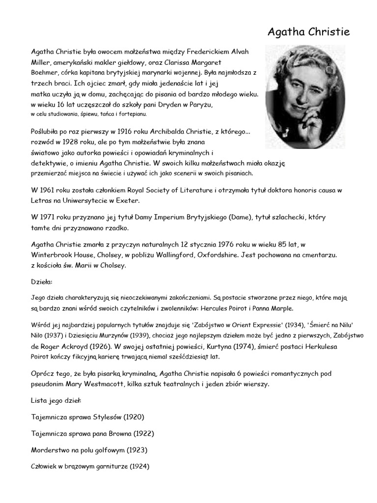 Biografia Agathy | PDF