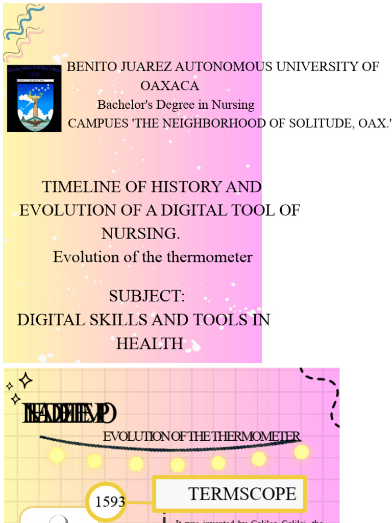 Evolution of Thermometers in Nursing | PDF
