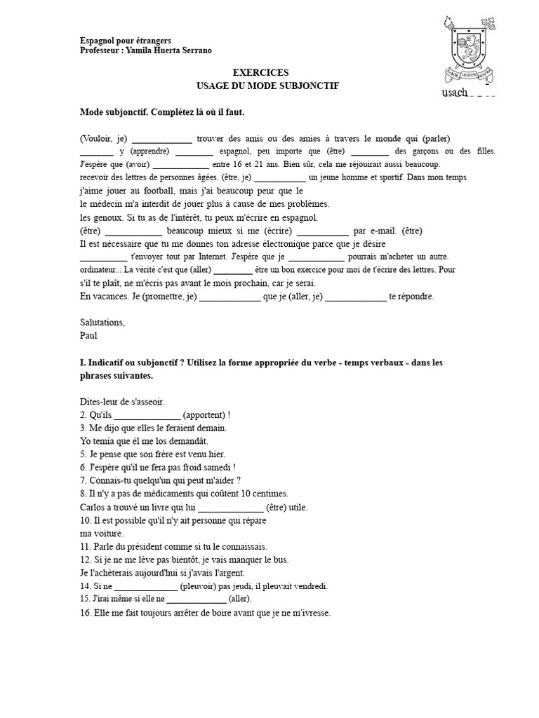 Futur conditionnel en espagnol | PDF | Verbe | Langue espagnole