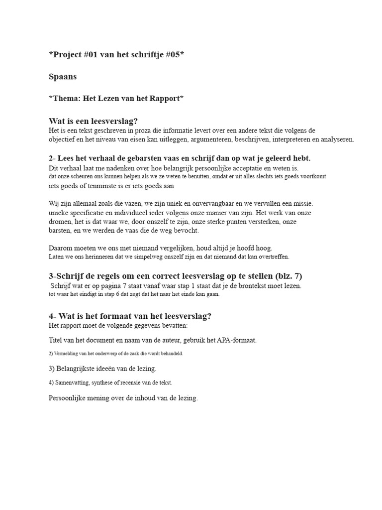 Het Leesverslag | PDF