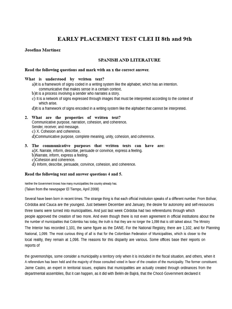 Early Placement Exam Module 8 and 9 PDF | PDF | Circulatory System ...