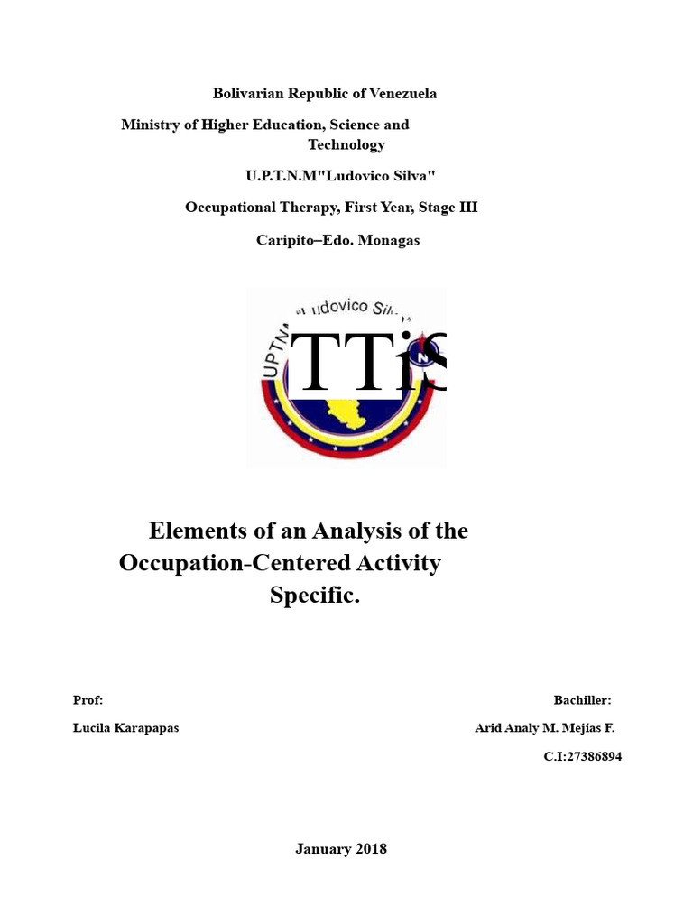 Digitized Work. Activity Analysis Focused On Occupation | PDF ...