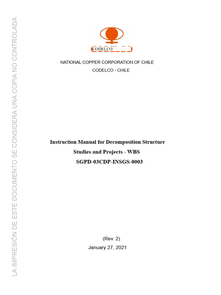 SGPD 03CDP Insgs 0003 | PDF | Project Management