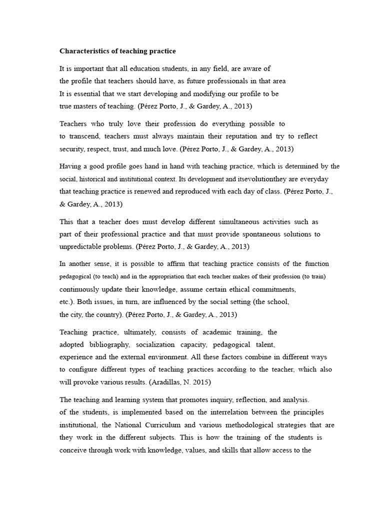 Key Traits of Effective Teaching Practice | PDF | Teachers | Human ...