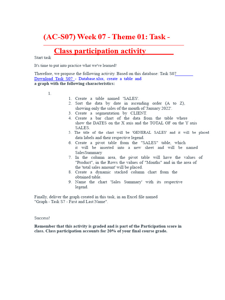 (AC-S04) Week 04 - Topic 01 Assignment - Class Participation Activity ...