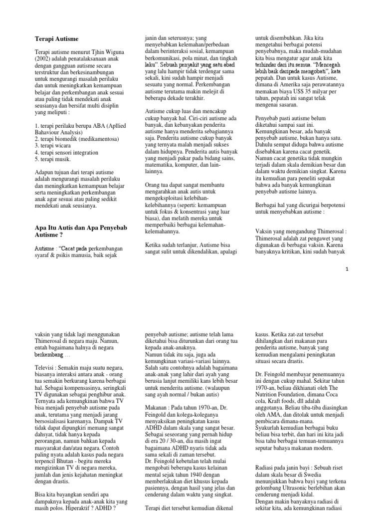 AUTIS | PDF
