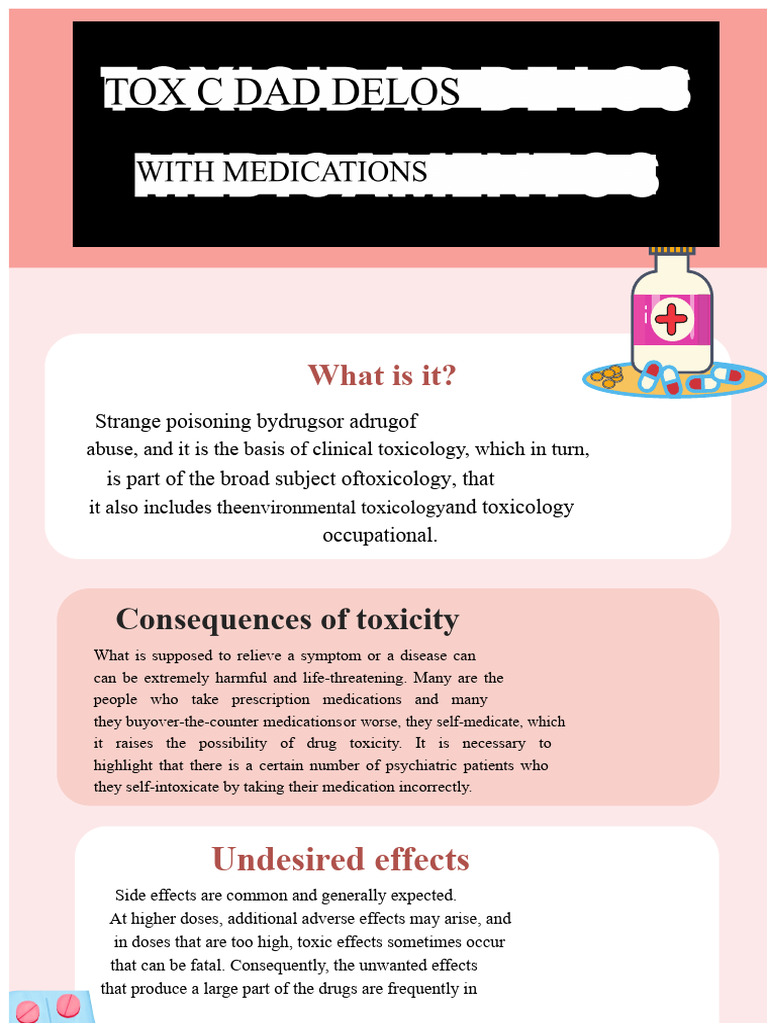 Toxicity of Medications | PDF