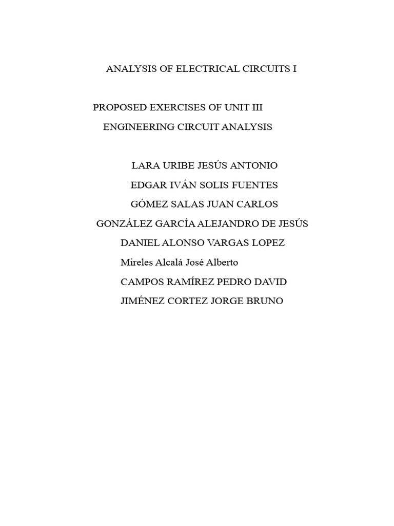 Exercises Solved Unit III | PDF | Series And Parallel Circuits | Resistor