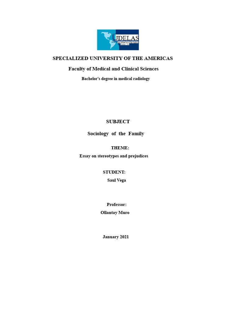 Stereotypes and Prejudices Explained | PDF | Prejudices | Stereotypes