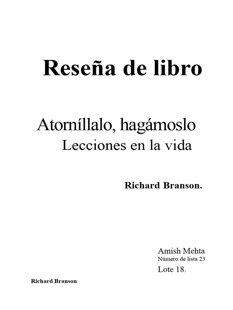 Reseña de Libro | PDF