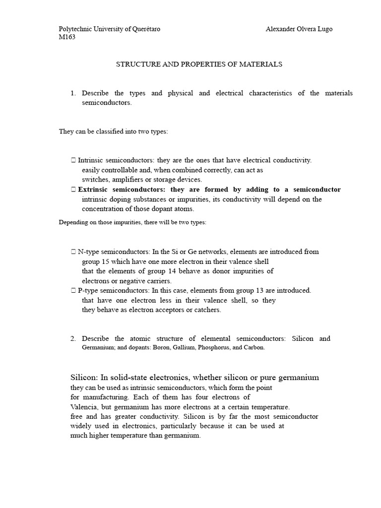 Task 10 | PDF | Semiconductors | Doping (Semiconductor)