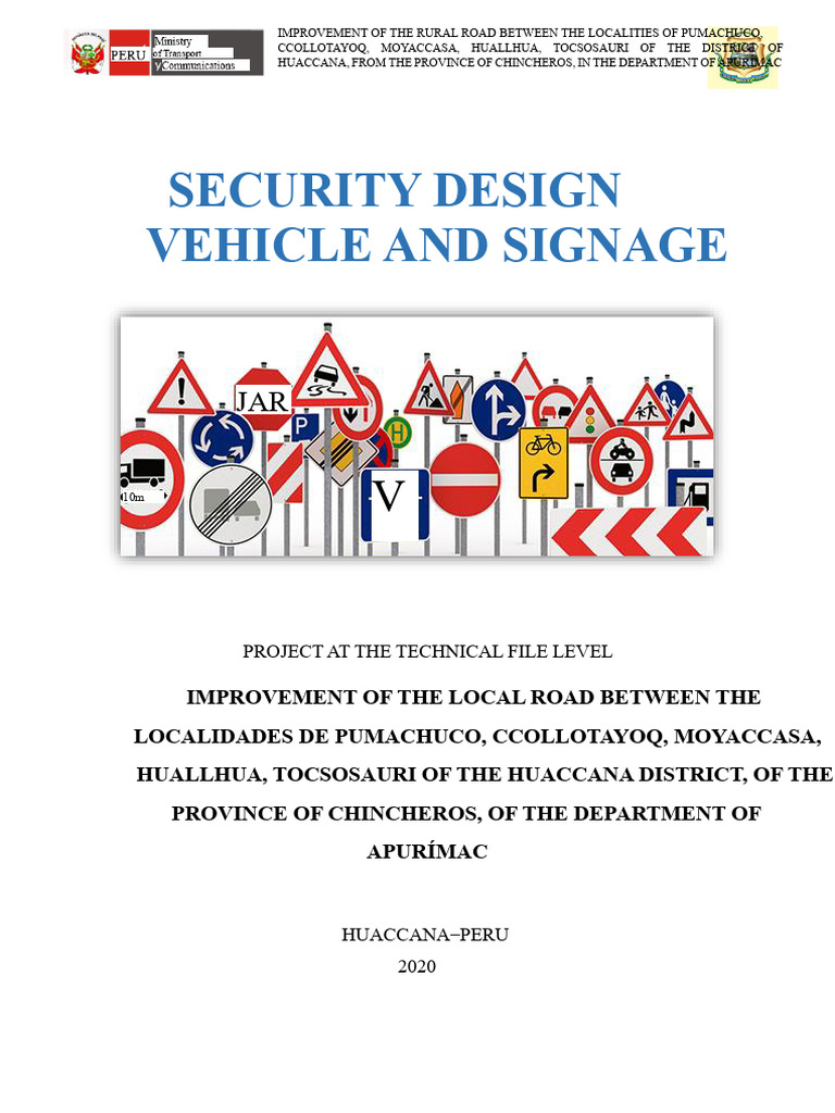 1.12.5 Road Safety Design and Signage - Final | PDF | Road | Road ...