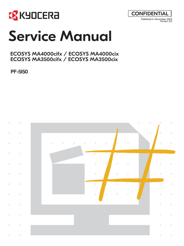 ECOSYS MA4000/MA3500 Service Manual | PDF | Printed Circuit Board ...