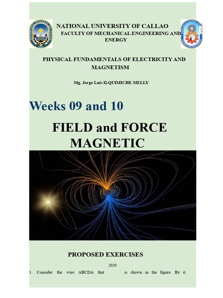 Task 04 - Magnetic Field and Force | PDF | Magnetic Field | Electric ...