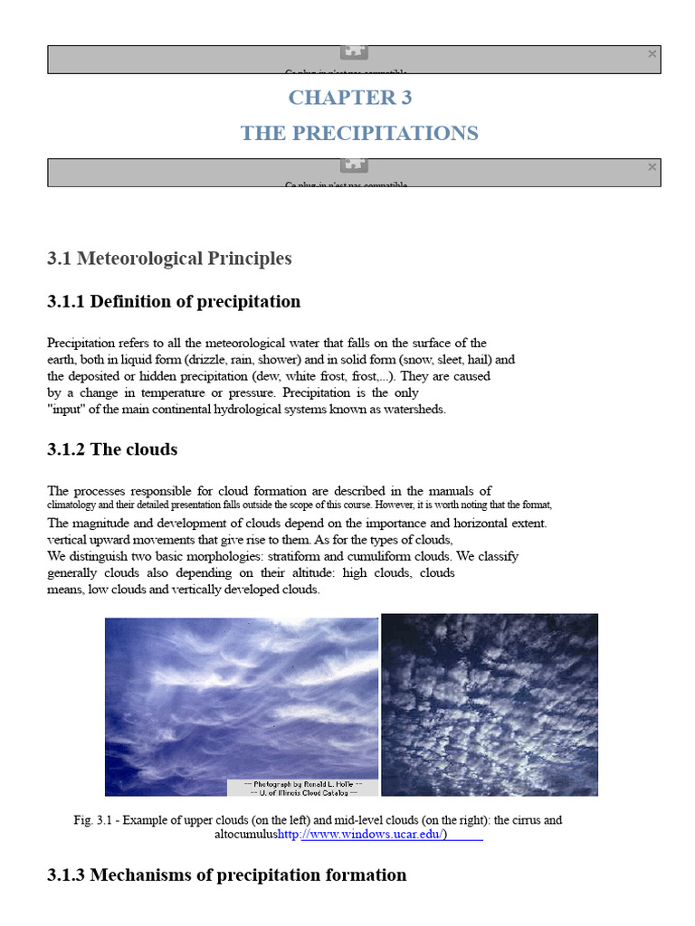 Understanding Precipitation Types and Formation | PDF | Cloud ...