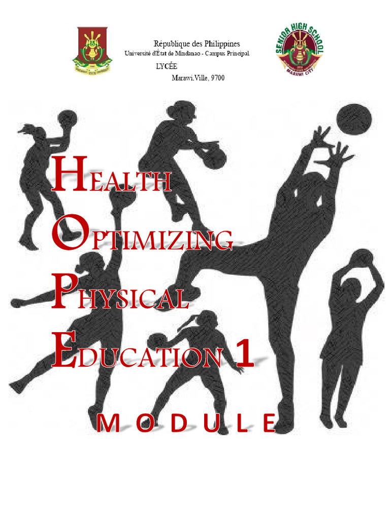 Éducation Physique Optimisant La Santé 1, Leçon 1 (Partie 1) | PDF ...