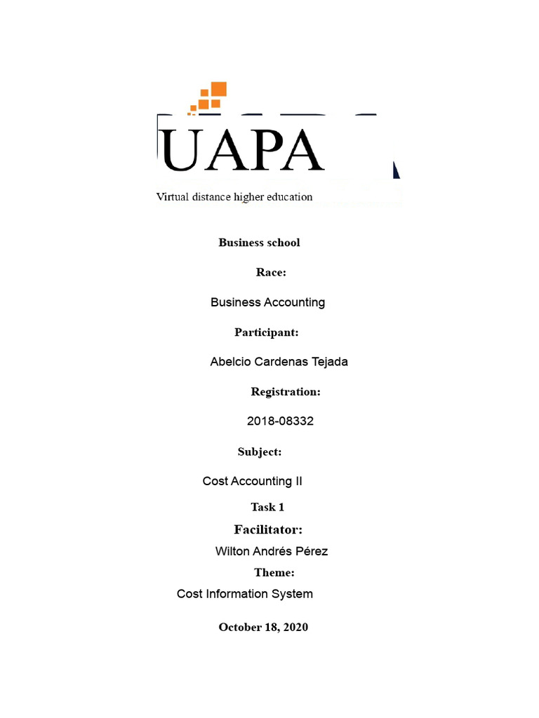 Task 1 of Cost Accounting II | PDF | Cost Of Goods Sold | Inventory