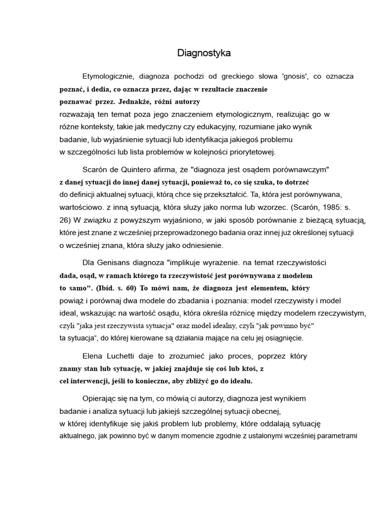 Czym Jest Diagnostyka Edukacyjna? | PDF