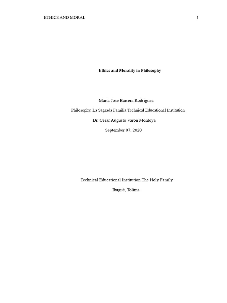 Understanding Ethics and Morality | PDF | Morality | Plato